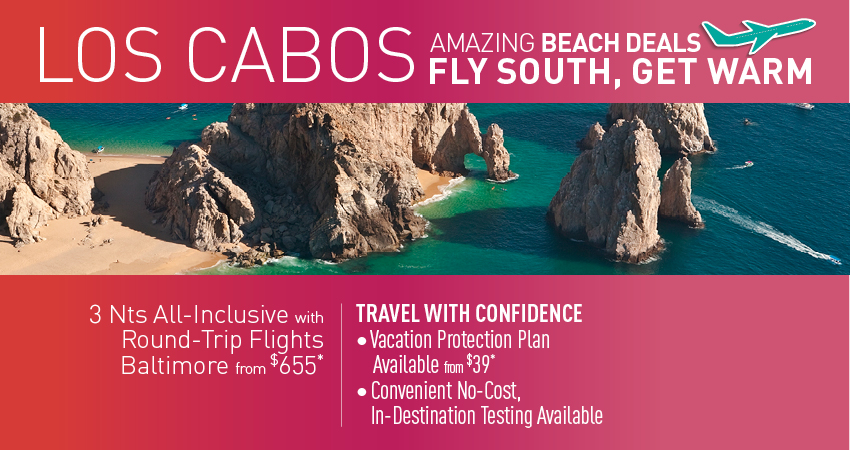 Baltimore to Los Cabos All-Inclusive Vacation Packages - The Best Deals ...